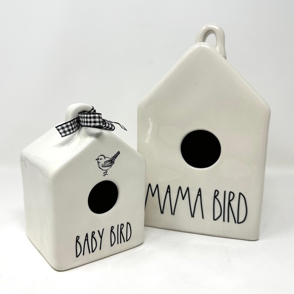 Rae Dunn | Accents | Rae Dunn Mama Bird And Baby Bird Set Of 2 ...